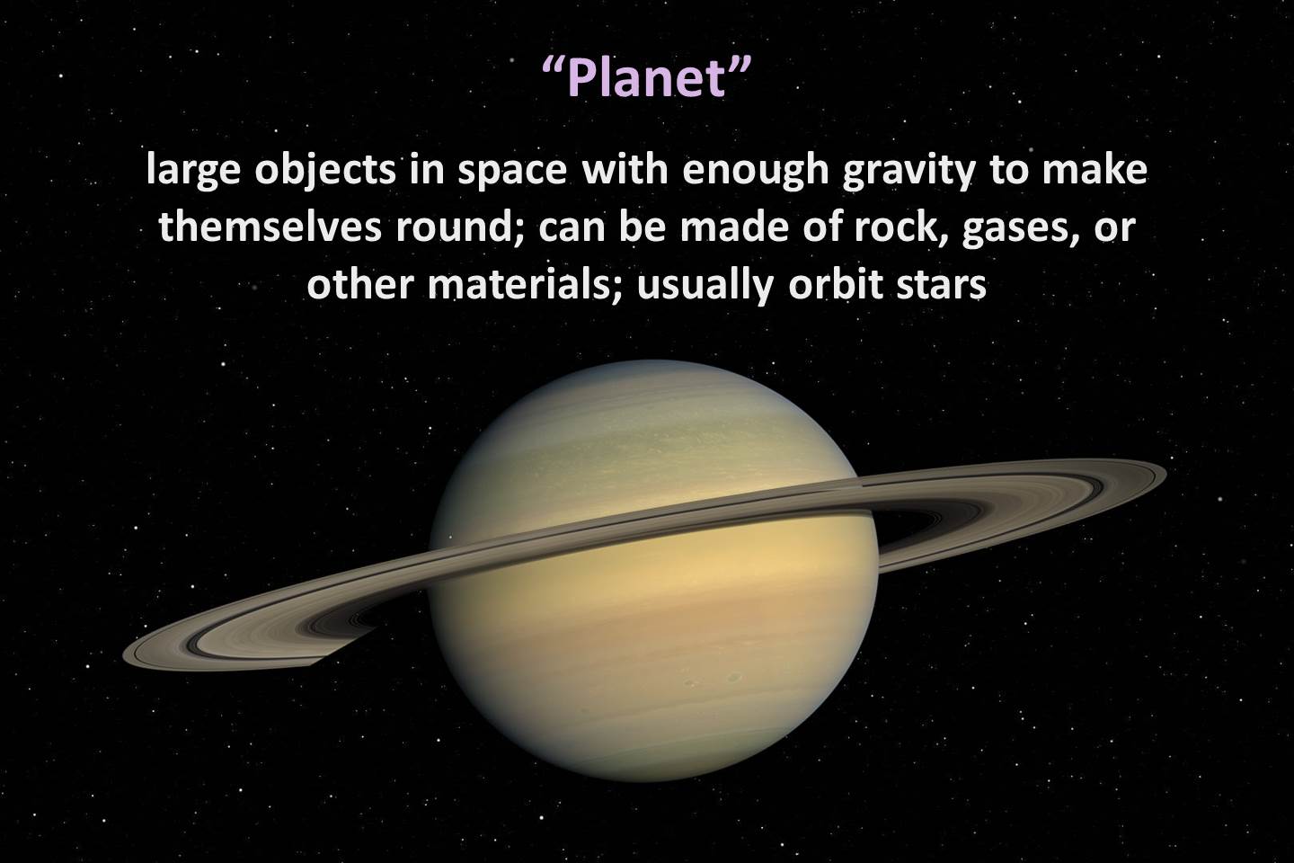 Objects in Space – www.MrAscience.com