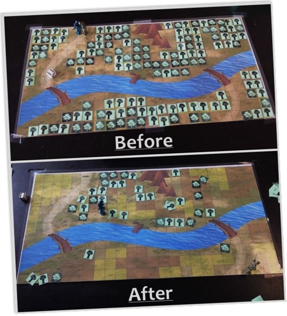 Deforestation Board Game – Day 1 – www.MrAscience.com